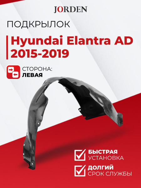 Подкрылок Хендай Элантра 6 Hyundai Elantra AD 2015-2019 передний левый ...