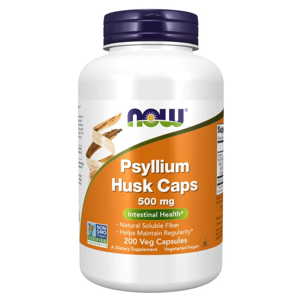 NOW Psyllium Husk Caps 500 мг., 200 капс. / Нау Псиллиум купить на OZON ...