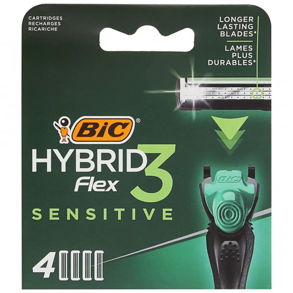 BIC Кассеты сменные Flex 3 Hybrid Sensitive, 4 шт / купить на OZON по ...