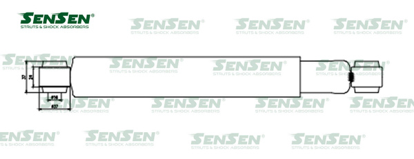 Аморт. зад. газ Mitsubishi L 200 купить c доставкой на OZON по низкой ...