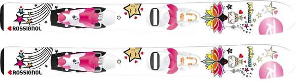 Горные лыжи Rossignol Лыжи горные детские PRINCESS с креплениями COMP ...