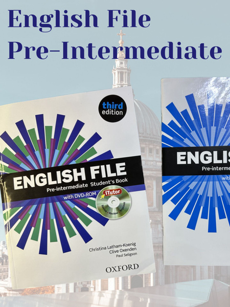 Комплект English File. Pre-Intermediate. 3rd ed. Учебник, рабочая тетрадь, диск. купить на OZON ...