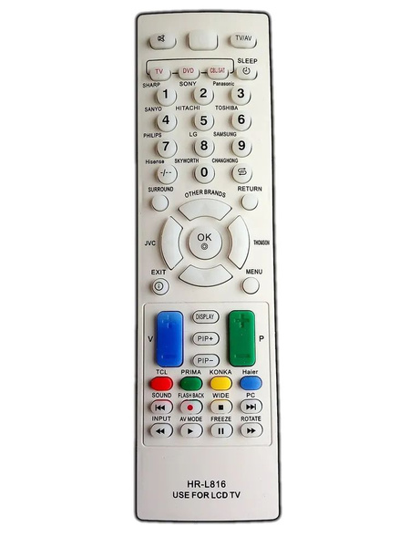 Пульт универсальный обучаемый, аналог HR-L816 купить на OZON по низкой цене (1902146597)