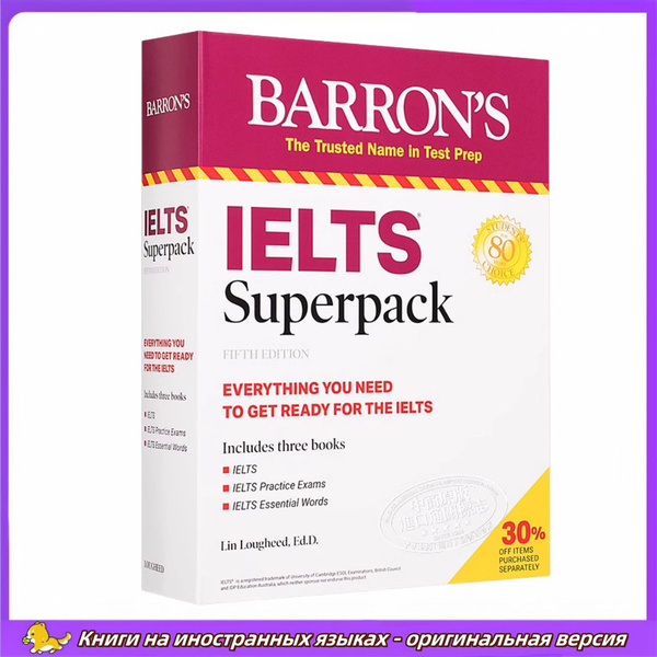 IELTS Superpack Barron's Test Prep | Lougheed Lin купить на OZON по ...