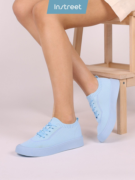 Кеды Женский Instreet Текстиль, размер 37 5 Лето Шнурки Россия купить c доставкой на OZON по ...