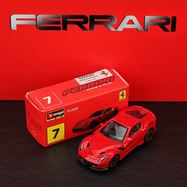 Машинка BBURAGO 1:64 Ferrari SP3 Rafa SF90 Имитационная модель ...