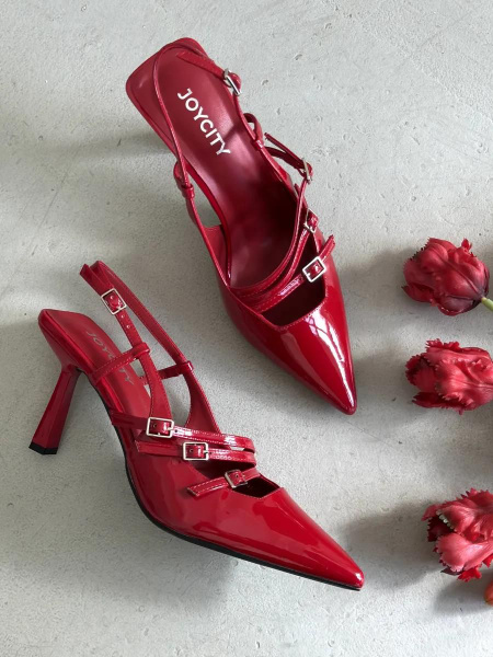 Босоножки Женский JOYCITY Шпилька Искусственная кожа, размер 36 Заострённый нос, Мягкая стелька ...