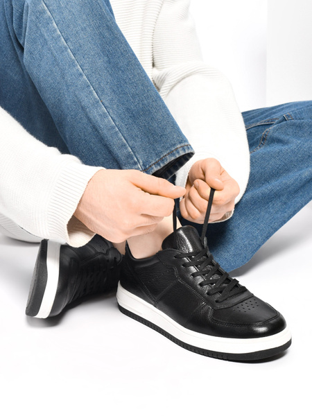 Кеды Мужской BELWEST Натуральная кожа, размер 39 H На любой сезон Шнурки Беларусь купить c ...