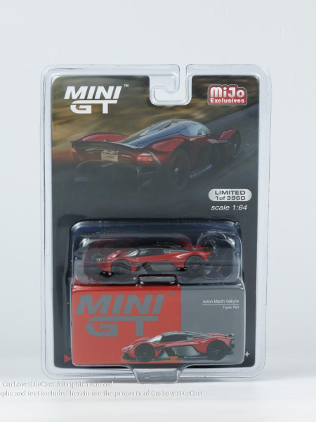 Машинка TSM MINI GT 1/64 #766 Aston Martin Valkyrie Hyper Red MIJO Die ...