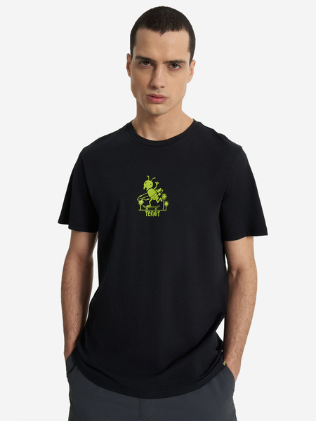 Футболка Мужской Termit черный, размер 56, 58 Хлопок Спортивный Узбекистан купить c доставкой на ...