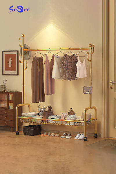 Вешалка-рейл напольная SeBee, 163 см х 120 см х 33 см купить c доставкой на OZON по низкой цене ...