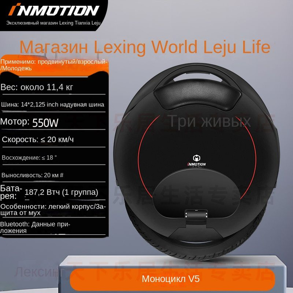 INMOTION Интеллектуальный одноколесный самокат V5 купить c доставкой на ...