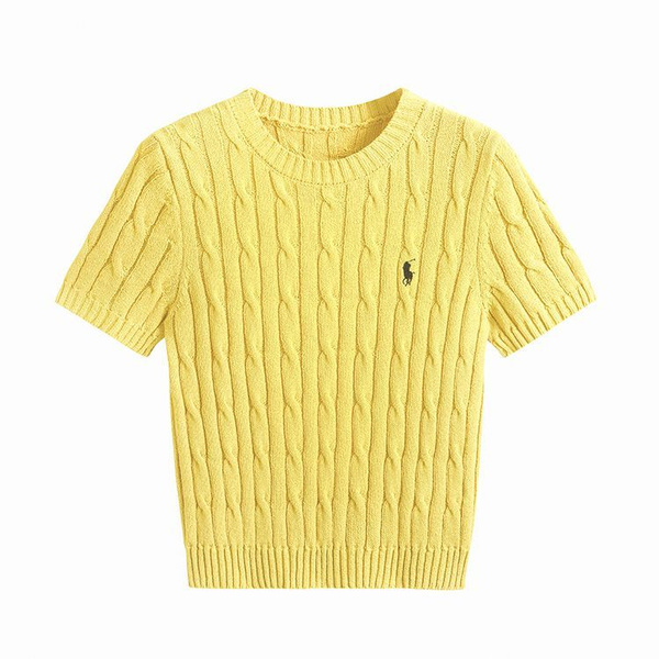 Свитер Женский YIFU HOME желтый Волокно, Хлопок, размер 52 Вышивка Короткий Китай купить c ...