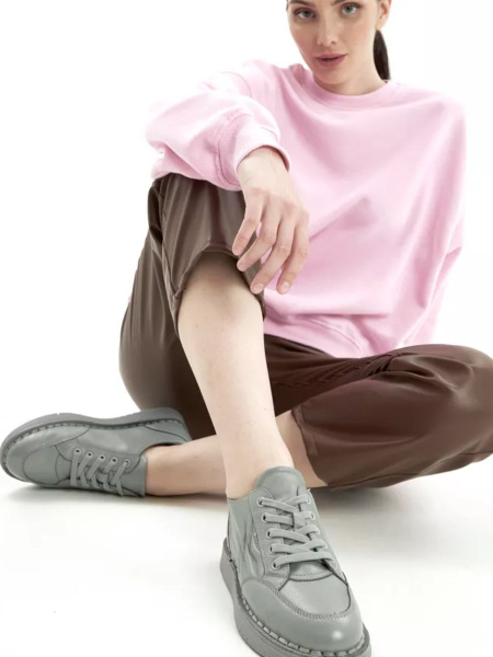 Полуботинки Женский, Девочки Madella серый, размер 37 Демисезон F Без каблука Россия купить c ...