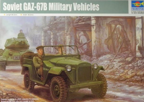 Trumpeter 02346 1/35 Советский Союз GAZ-67B Военные транспортные ...