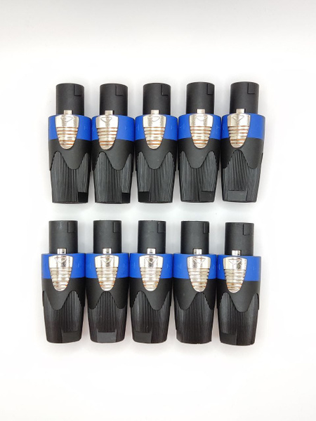 Разъем Speakon NL4FX 4-pin набор 10 шт купить на OZON по низкой цене ...