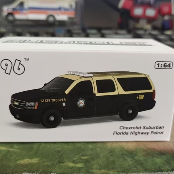 Машинка 596 model 1:64 Chevrolet Saab Florida police car FHP livery Die ...