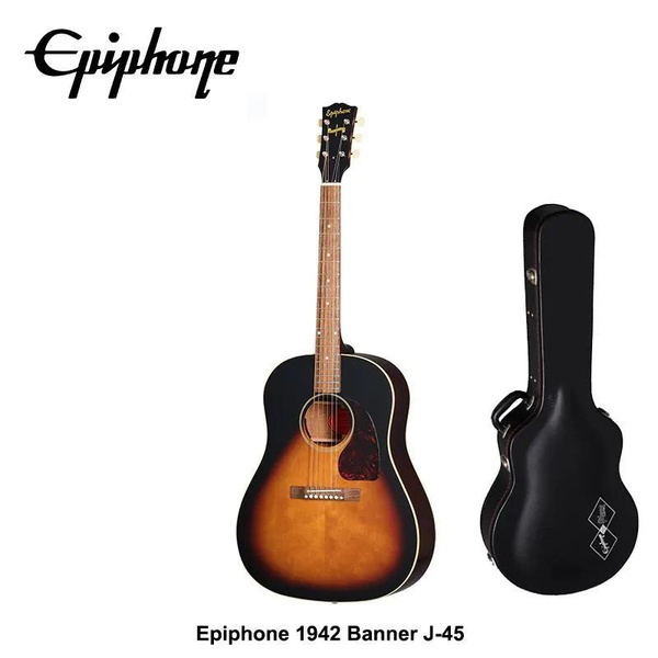 Epiphone 1942 Banner J-45 Vintage Sunburst Акустическая гитара купить ...