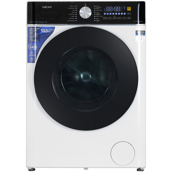DEXP Стиральная машина WM-F1014DMG/WBSI, белый купить на OZON по низкой цене (2476529711)
