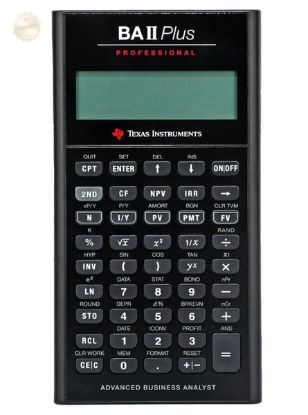 Калькулятор финансовый TEXAS INSTRUMENTS TI BA II PLUS PROFESSIONAL ...