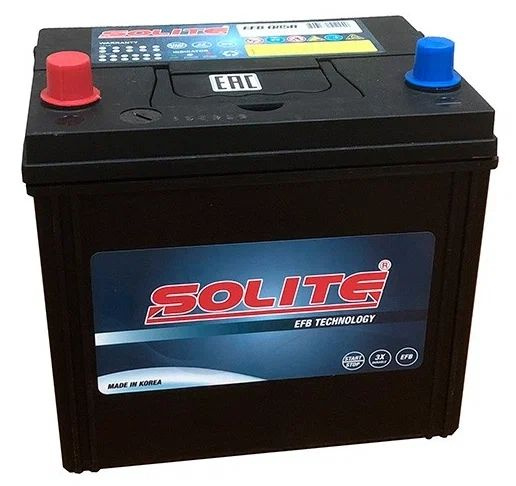 Аккумулятор автомобильный 12v 70 Ah Solite EFB 70 Ah 730 A прямая полярность 232x175x220 ...