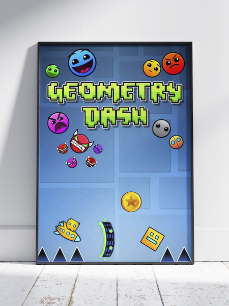 Постер HEAVEN POSTER Люди, Арт Geometry Dash 1, 30 21 купить c ...