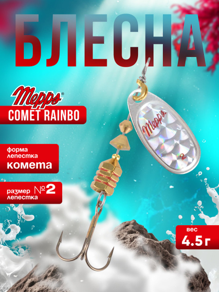 Вращающаяся Блесна MEPPS Comet купить c доставкой на OZON по низкой цене (2383468062)