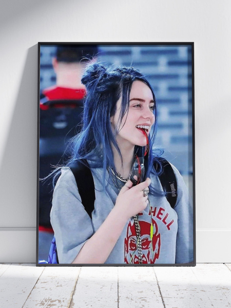 Характеристики Плакат на стену для интерьера Билли Айлиш (Billie Eilish 53) - Постер по музыке и ...