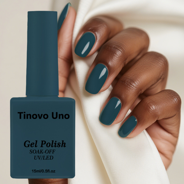 Гель-лак для ногтей Tinovo Uno объёмом 15 мл, цвета глубокого ...