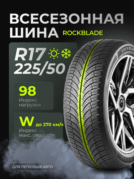 ROCKBLADE Rock A/S ONE (Rockblade) Шины всесезонные 225/50 R17 98W ...