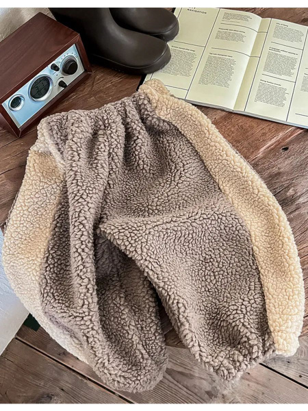 Брюки утепленные Девочки, Мальчики REGI STORE бананы коричневый, бежевый Хлопок Повседневный ...