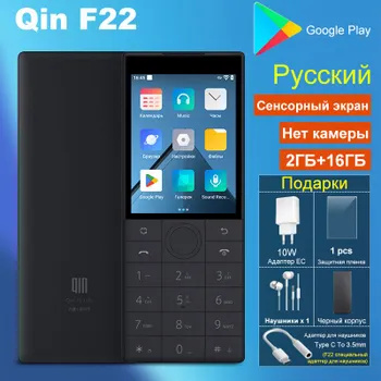 QIN Мобильный телефон Qin F22 2GB 16GB Play Store, темно-серый купить ...