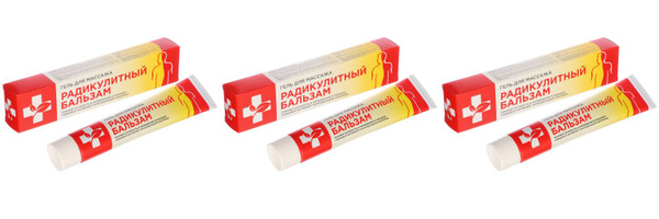 Unilever Гель для массажа Бальзам радикулитный, 70 мл, 3 уп - купить с ...
