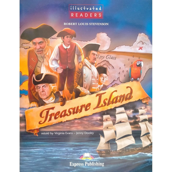Illustrated Readers 2 Treasure Island Адаптированная книга на ...