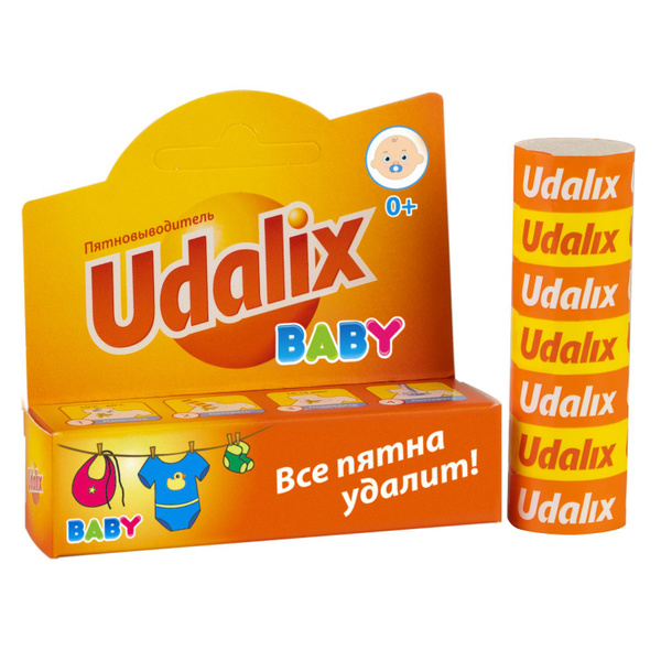 Udalix baby карандаш-пятновыводитель для детского белья 35гр купить на ...