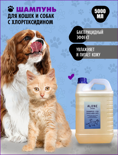 Шампунь "ЭЛОН" ,ALONE",для кошек и собак, антибактериальный с ...