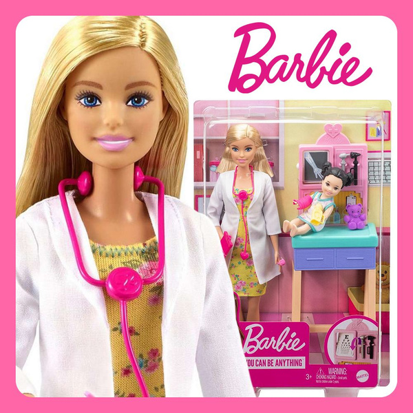 Barbie Mattel Кукла Барби - Педиатр (блондинка) (Barbie Pediatrician ...
