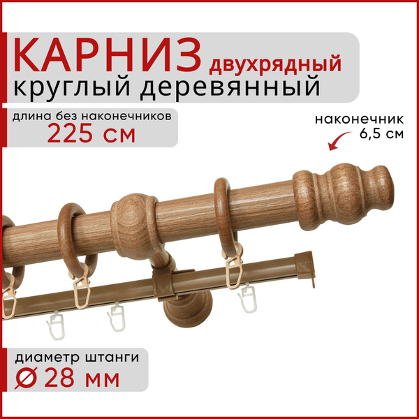 Карниз круглый 2 ряда Уют - купить по доступным ценам в интернет ...