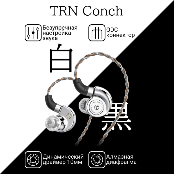 Наушники Внутриканальные TRN Conch - купить по доступным ценам в ...