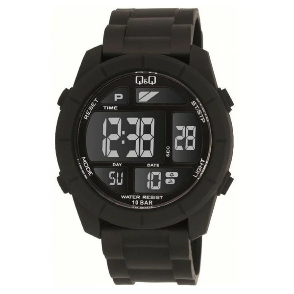 Q&Q M123-001 мужские электронные наручные часы с секундомером, будильником и календарем купить ...