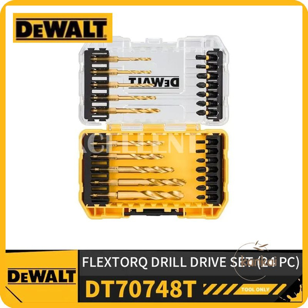 Набор сверл и бит (25 шт.) FLEXTORQ DEWALT DT70748T купить на OZON по ...