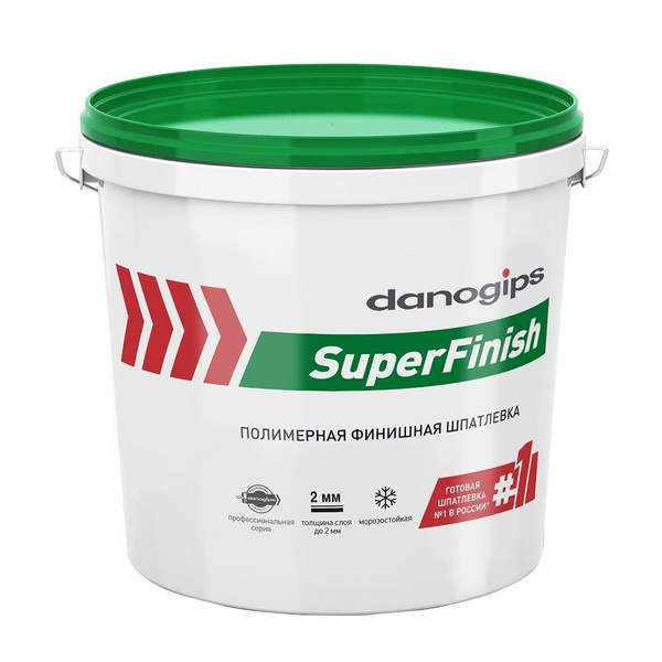 Шпатлевка финишная Sheetrock Danogips Super Finish (3л) купить по низкой цене с доставкой в ...