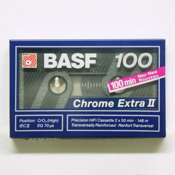 Аудиокассета BASF Chrome Extra II 100 - купить с доставкой по выгодным ценам в интернет-магазине ...
