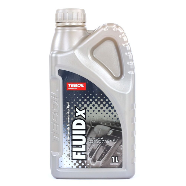 Масло TEBOIL трансмиссионное FLUID X (Dexron VI) 1л. (полусинтетика) - купить по выгодной цене в ...