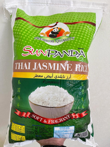 Рис белый Тайский белый рис Sunlee Panda 10 Кг - купить с доставкой по ...