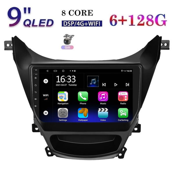 6 + 128G 8 ядер 4G-SIM Android 9 дюймов QLED DSP-36EQ Carplay/Android Auto GPS FM AM RDS BT WIFI ...