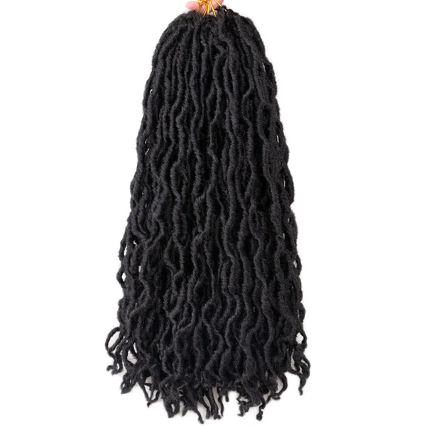 1 упаковка/24 стойки, волнистые парики Gypsy Locs, длинные дреды длиной ...