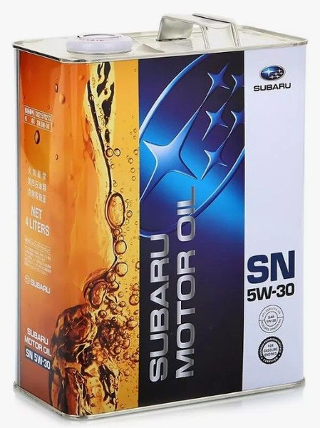 Масло моторное Subaru 5W-30 Синтетическое - купить в интернет-магазине OZON (1454265464)
