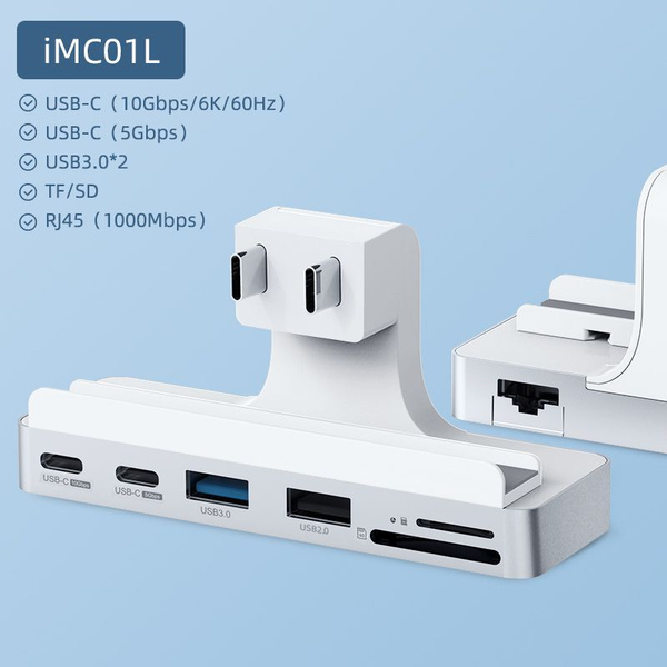 Hagibis USB C Clamp Hub Type-c для 2021 года i с USB C USB 3.0 ...