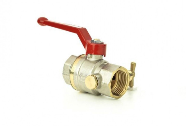 Danfoss 065B8219 - Латунный шаровой кран Danfoss с внутренней резьбой и ...
